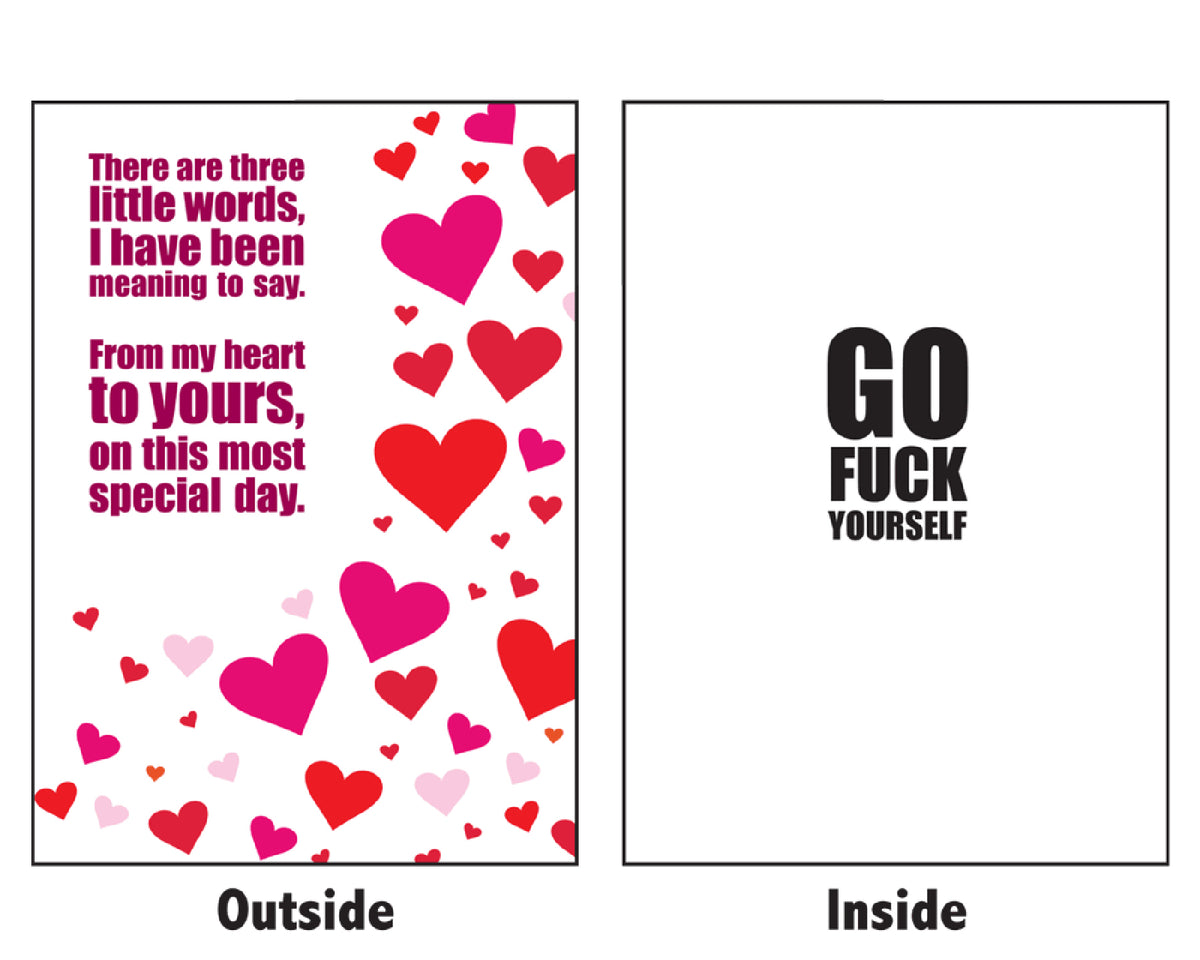 Go F Yourself: Secret Scrooge Mean Greeting Card – ZoCo LLC